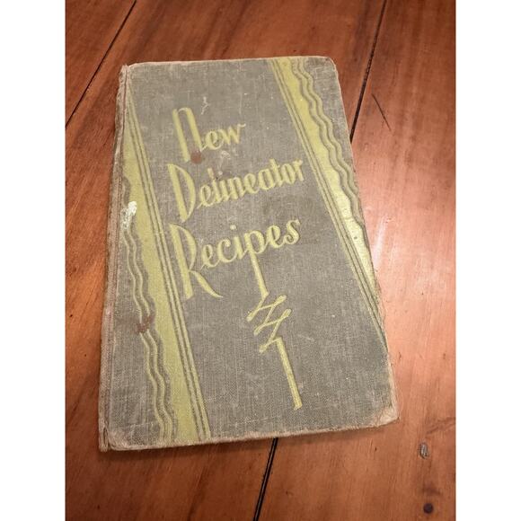 Accents | Vintage 193 New Delineator Recipes Cookbook Handwritten Texas ...
